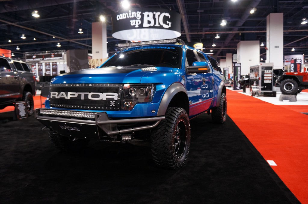 2012 blue Raptor built for SEMA - Pro Motorsports : Pro Motorsports
