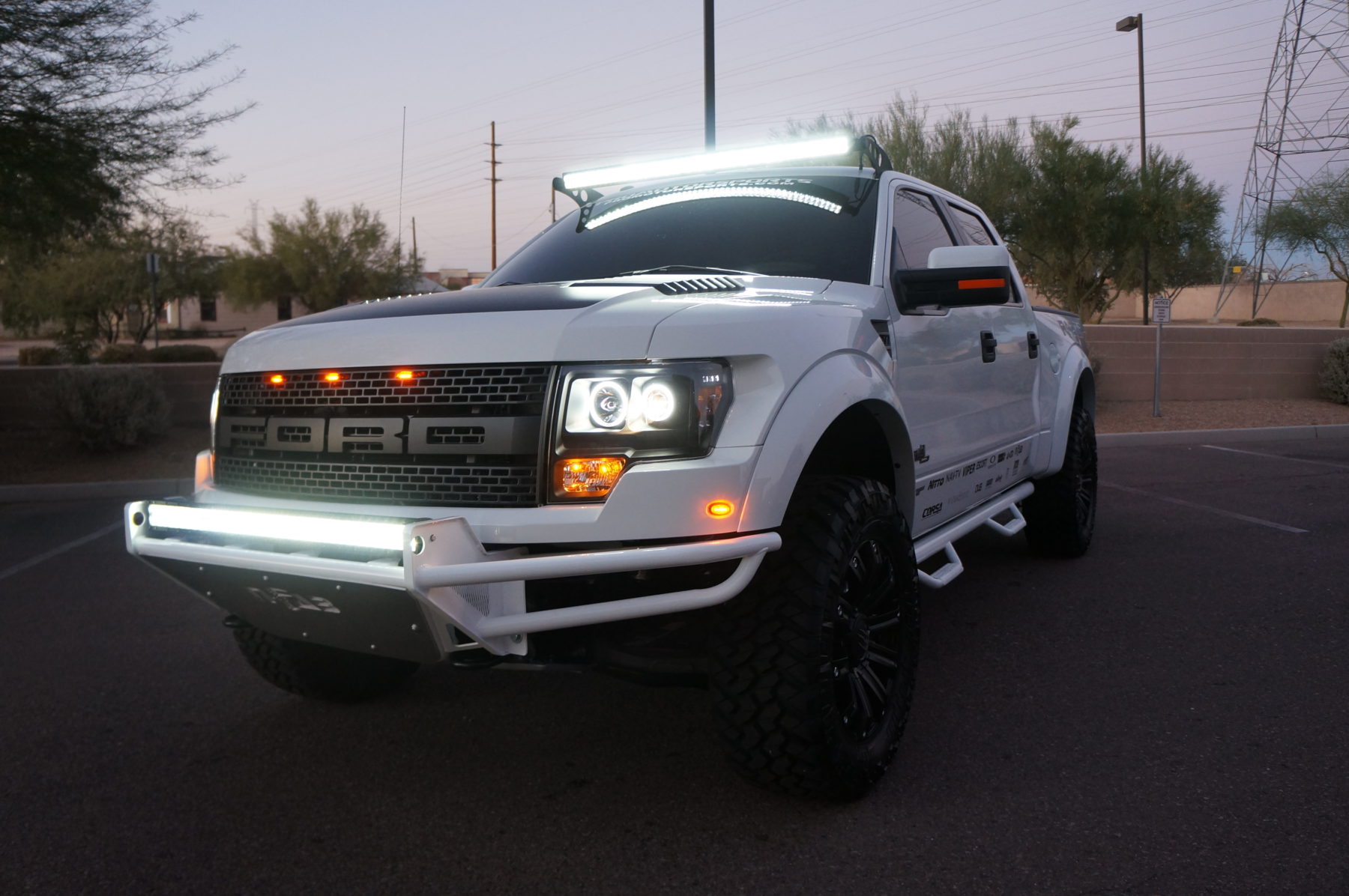 2012 white Raptor built for SEMA - Pro Motorsports : Pro Motorsports